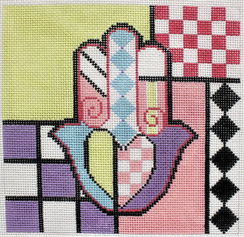 hamsa cross stitch pattern