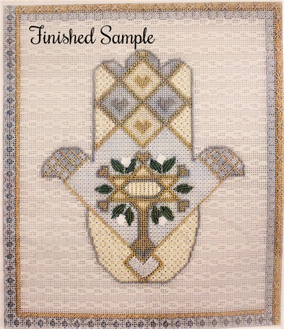 hamsa cross stitch pattern